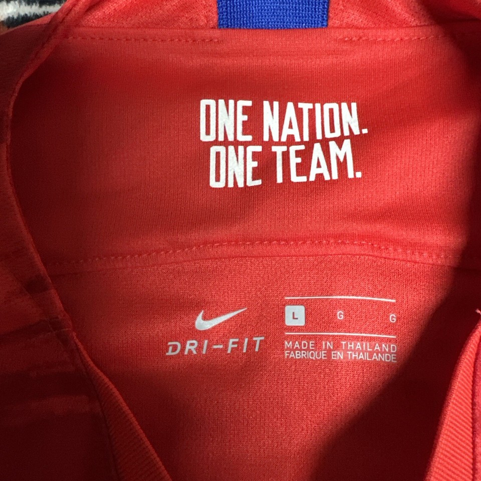 Nike Soccer 2019 Womens National One Nation One Team Shirt Red Large | eBay