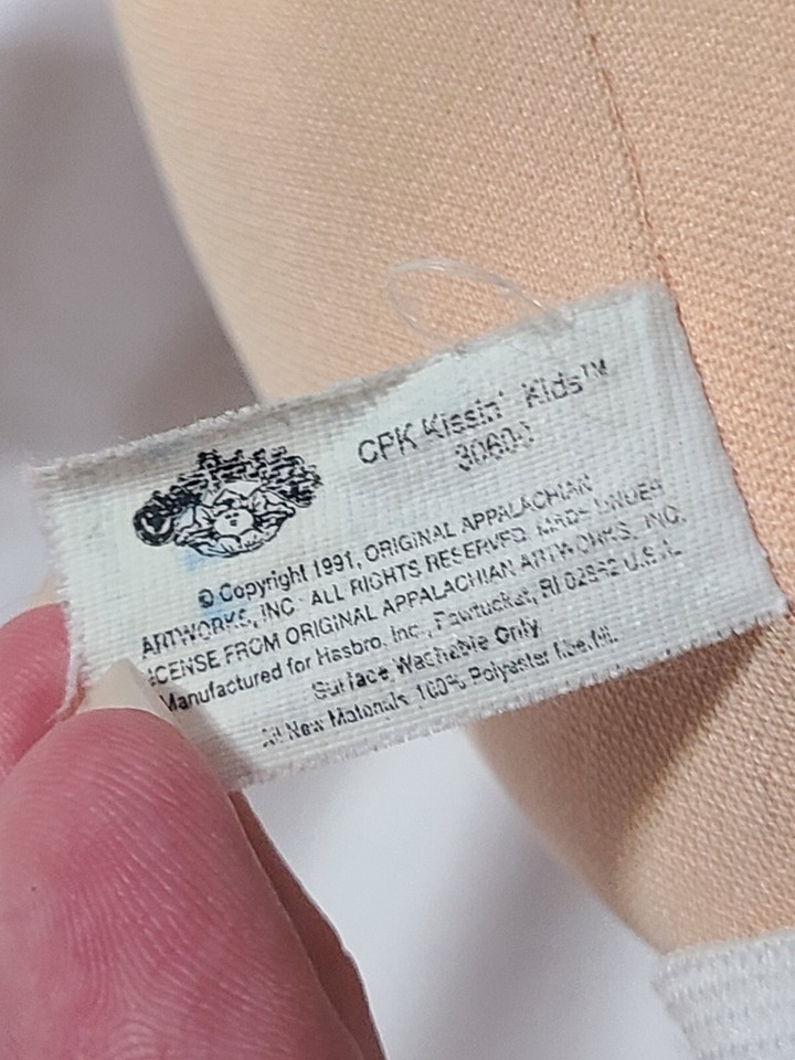 1990 Cabbage Patch Kid Boy With Blonde Mullet & SWAK T-Shirt Squeaky ...