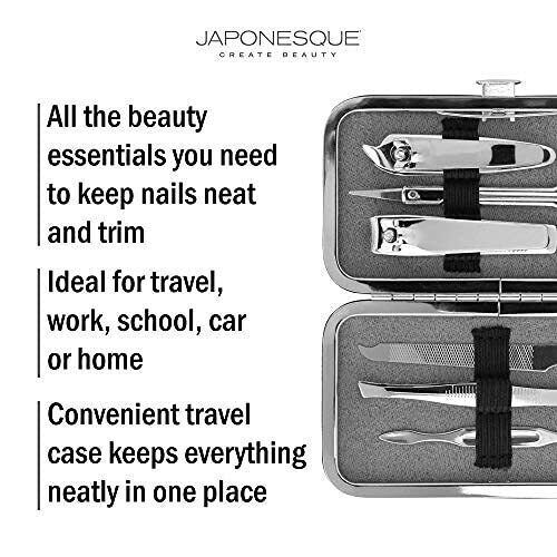 JAPONESQUE Travel Manicure Kit W/ Travel Case | eBay