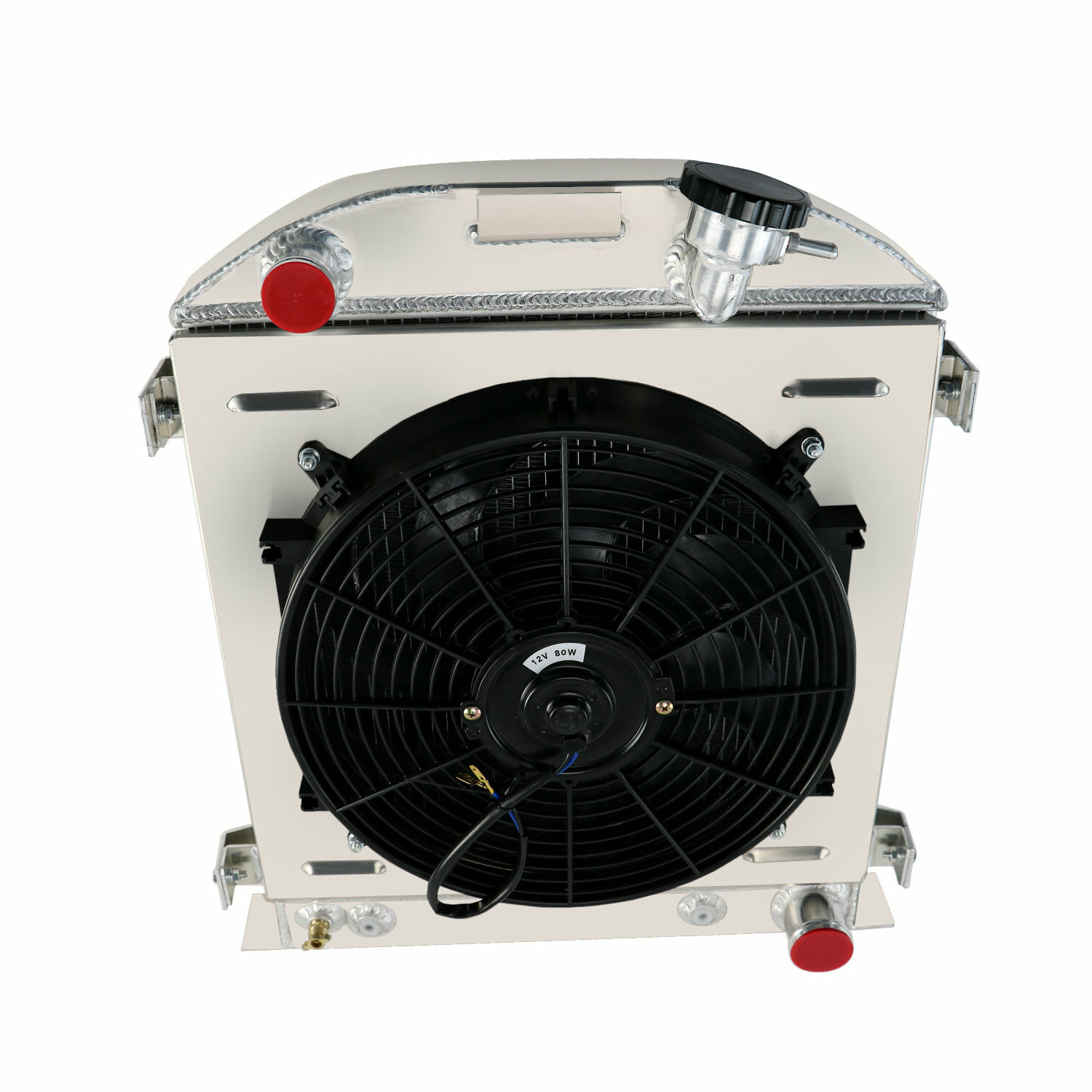 For 1930-1938 Ford Model A / Chevy V8 Engine 3 Row Aluminum Radiator ...