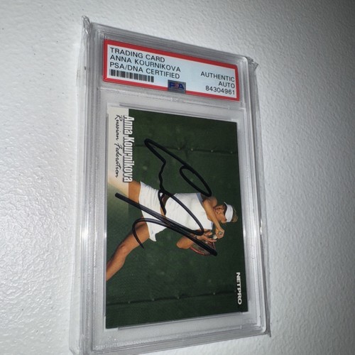 Signed 1993 Anna Kournikova RC PSA DNA Certified Authentic Auto Tennis Hof | eBay