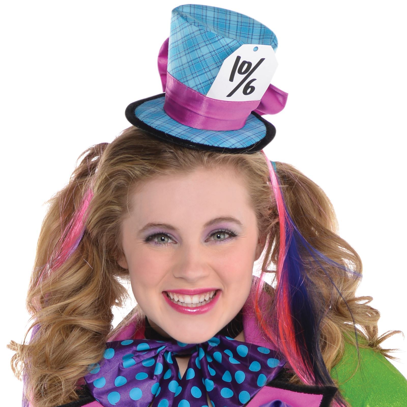 Girls Sassy Mad Hatter Tea Party Alice Wonderland Book Day Fancy Dress