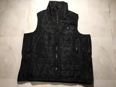 Dr Prepare USB Size Large (L) Rechargeable Heated Vest Puff Jacket Coat ...