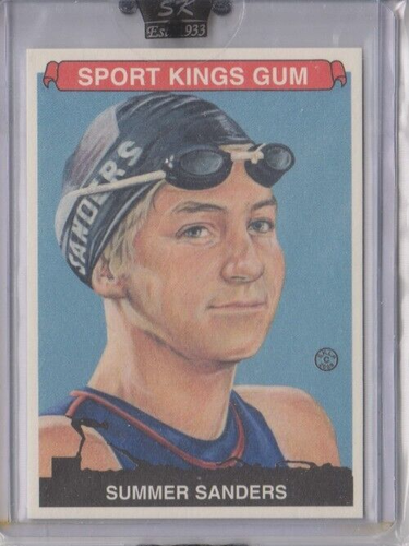 2008 Sportkings Series B SUMMER SANDERS Olympic Gold HOF Sport Kings ...