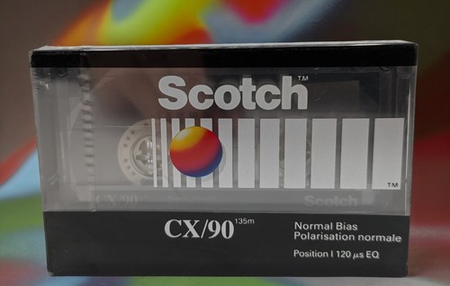 Scotch CX 90 Blank Audio Cassette Tape Normal Bias Type I VINTAGE NEW ...