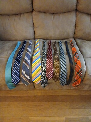 Men's Ties Multiple Pack 10 Ties. Different Colors, Style. Very Good ...