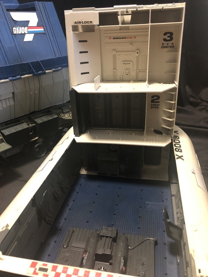 GI Joe Defiant Space Shuttle Crawler 1987 Hasbro 99.5% Complete W ...