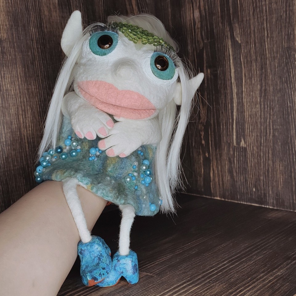 Marionette puppet Elfin Fairy Fantasy Muppet style Creature puppet ...