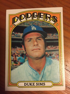 1972 Topps Duke Sims #63 Baseball Card | eBay