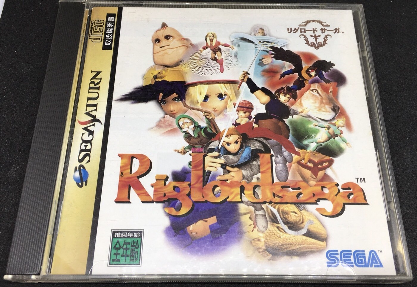 Riglordsaga 2 For Sega Saturn Japanese Version *USA Seller* Rig Lord ...