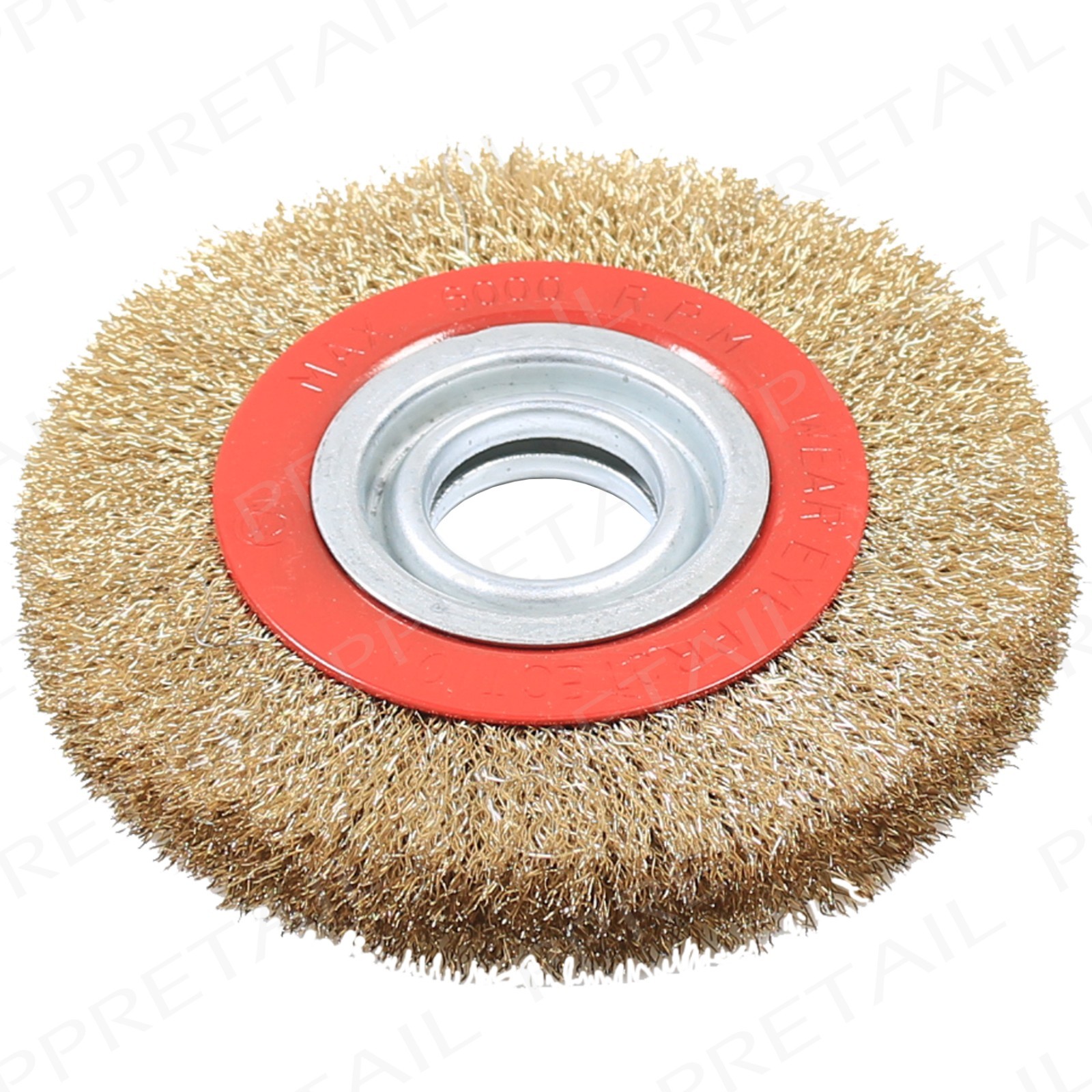 6" 150mm Fine Wire Wheel ADAPTOR RINGS For Bench Grinder Deburring ...