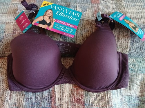 NWT Women's 36C Vanity Fair Effortless Convertible Underwire Bra 78165 ...