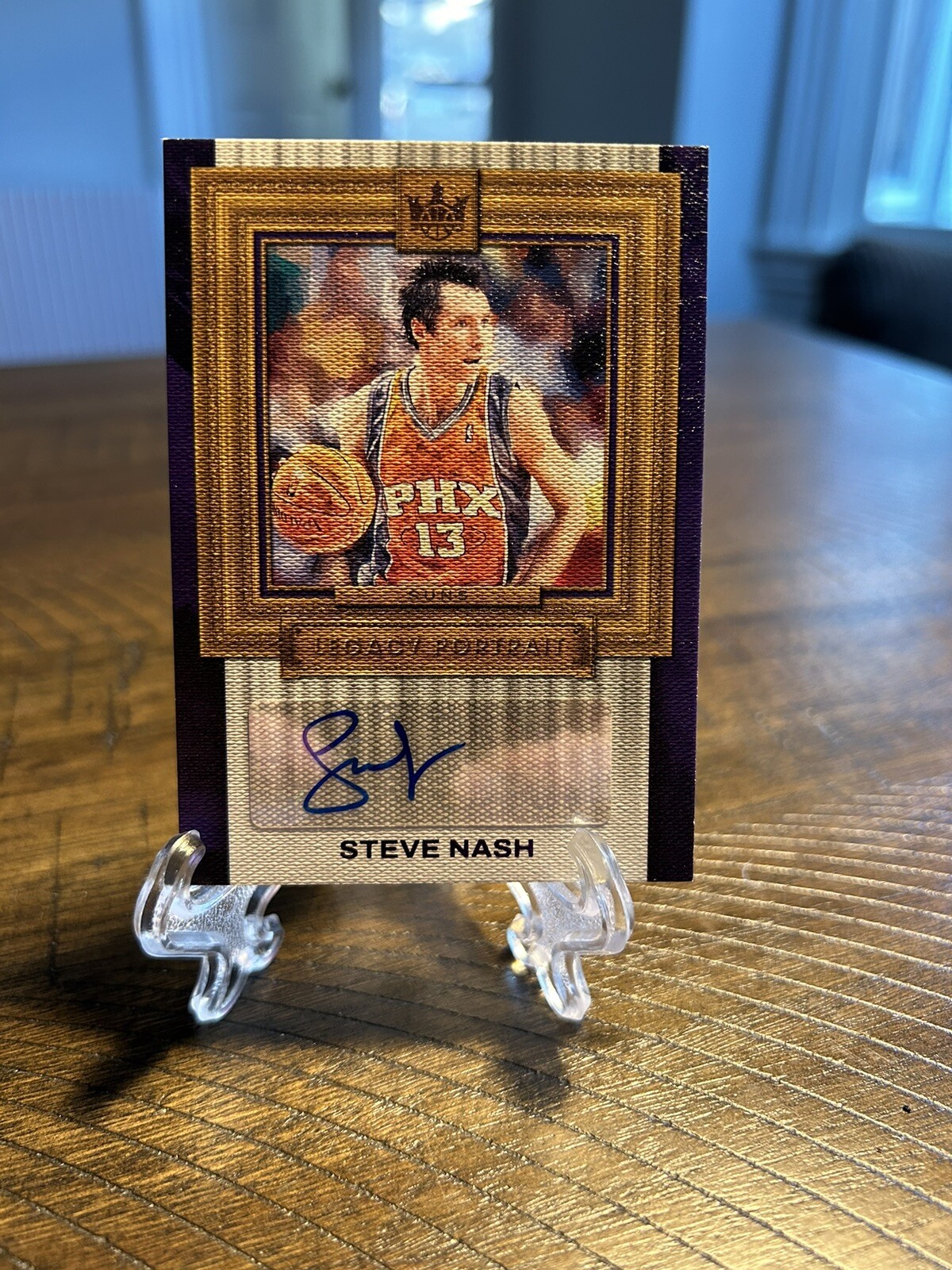 2023-24 Panini Court Kings Steve Nash Legacy Portrait Signatures Violet ...