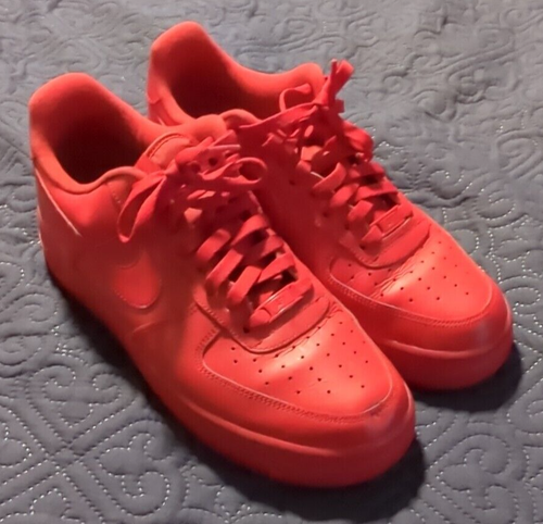 Nike Air Force 1 AF1 Low Triple Red Sneakers Shoes CW6999-600 Men's ...