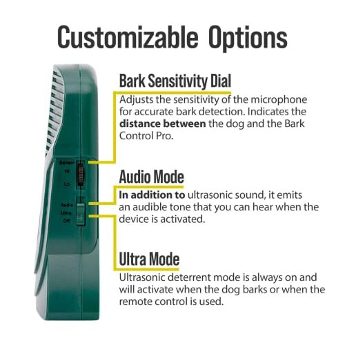 Good Life Bark Control Pro Ultrasonic Trainer for sale online | eBay