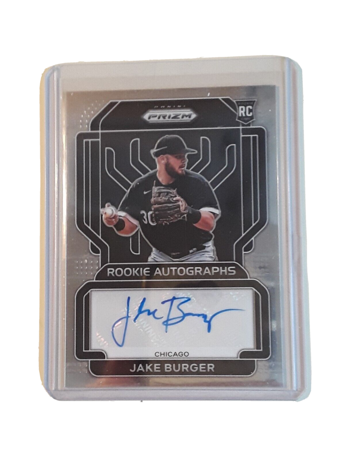 2022 PRIZM JAKE BURGER ROOKIE AUTOGRAPH-CHICAGO WHITE SOX RC OF-RA-JB ...