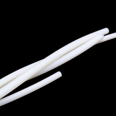 White Sealed Silicone Round Strips Solid Rubber Diameter 1/2/3/4/5/6/7 ...