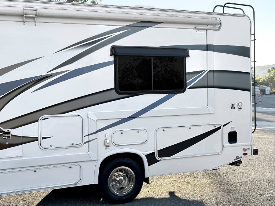 Universal 44-49 inch Wide Window GTS RV Rain Blade Sun Deflector ...