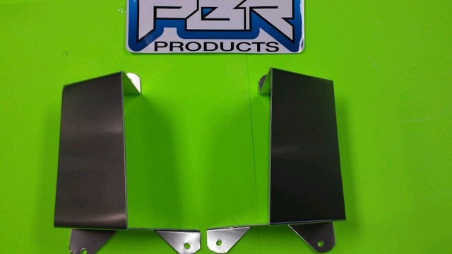 Honda TRX 250r Red Smooth Aluminum Radiator Air Scoops Shrouds 1986 ...