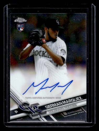 2017 Topps Chrome German Marquez RC Autograph #RA-GM | eBay