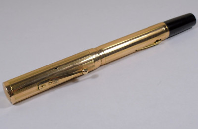 RARE Vtg Ideal Waterman's 554 1/2 Fountain Pen 14K Gold Body! C.M ...