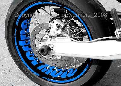 Wheel Sticker Supermoto Husqvarna SM SMR FS TE 125 450 511 610 630 Rim ...