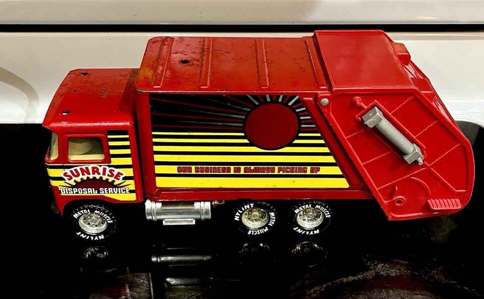 🏁 NYLINT Vintage Sunrise Disposal Service Trash Toy Truck 🏁 | eBay