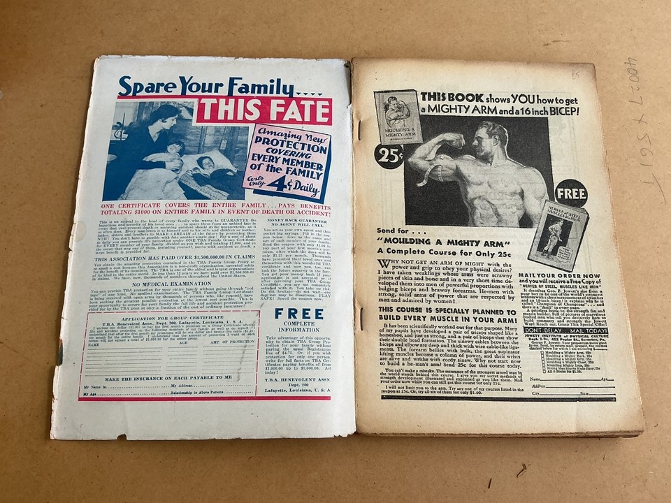 The Phantom Detective April 1934 Pulp Magazine Comic Book Science ...