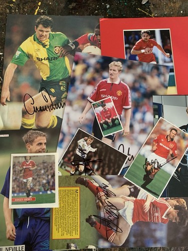 Manchester United Autographs Hand Signed Pictures Man Utd Autographs ...