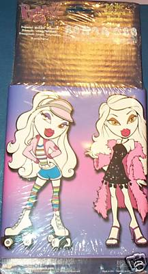 Bratz Purple Pink Dolls prepasted, washable, stripable, wallpaper ...