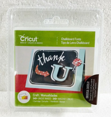 Cricut Chalkboard Fonts Cards Cartridge 340 images - Works w all Cricut ...
