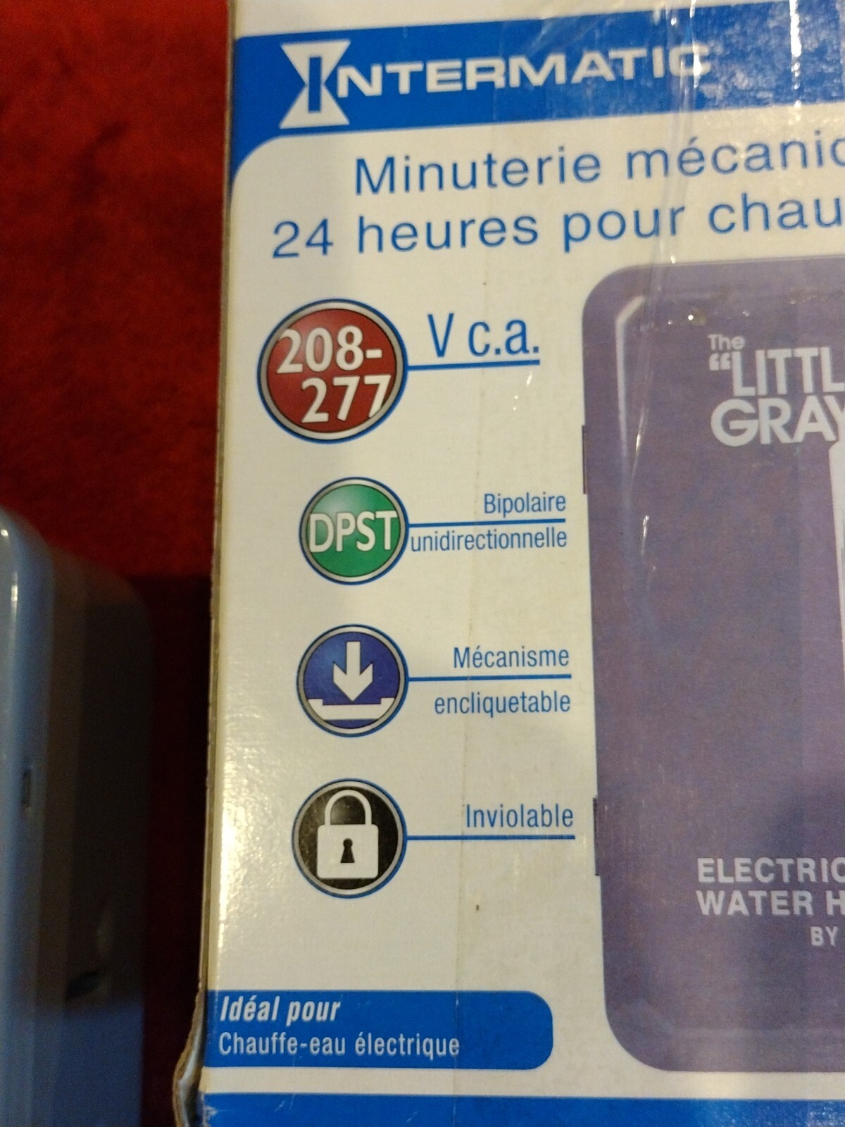 Intermatic WH40 Electric Water Heater Timer - Gray for sale online | eBay
