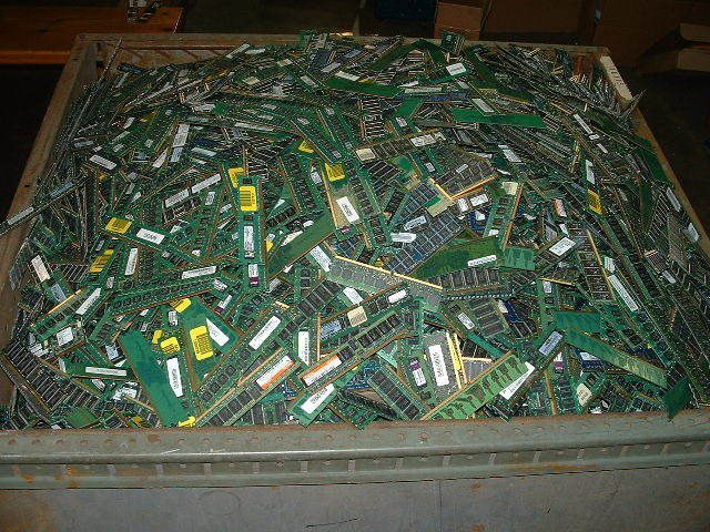 5 Lbs (5lbs) of SCRAP Hi-Yield Computer/Server Ram Memory for Gold ...
