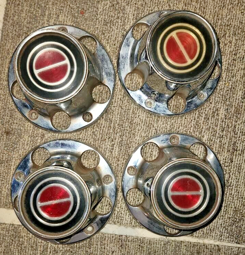 4 Ford Bronco F150 Truck Wheel Center Caps HUBCAPS Chrome Covers 5 lug ...