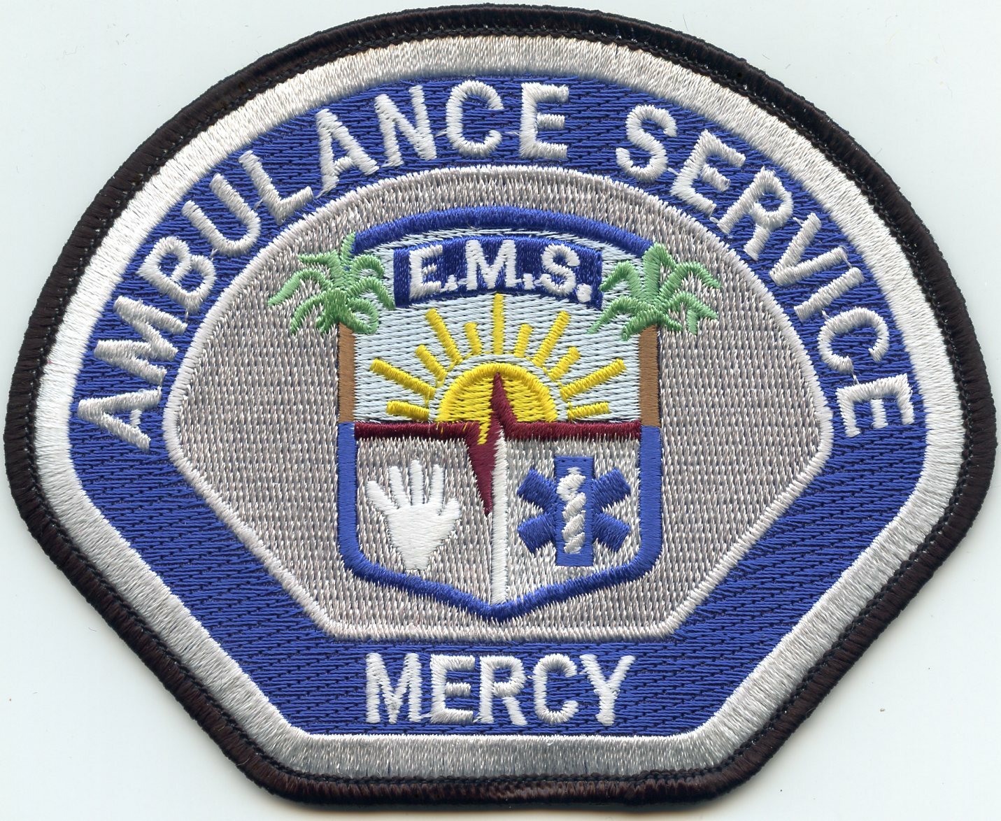 MERCY AMBULANCE SERVICE EMS fire PATCH | eBay