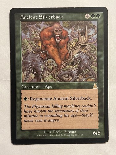 MTG Magic the Gathering Ancient Silverback (101/143) Urza's Destiny ...