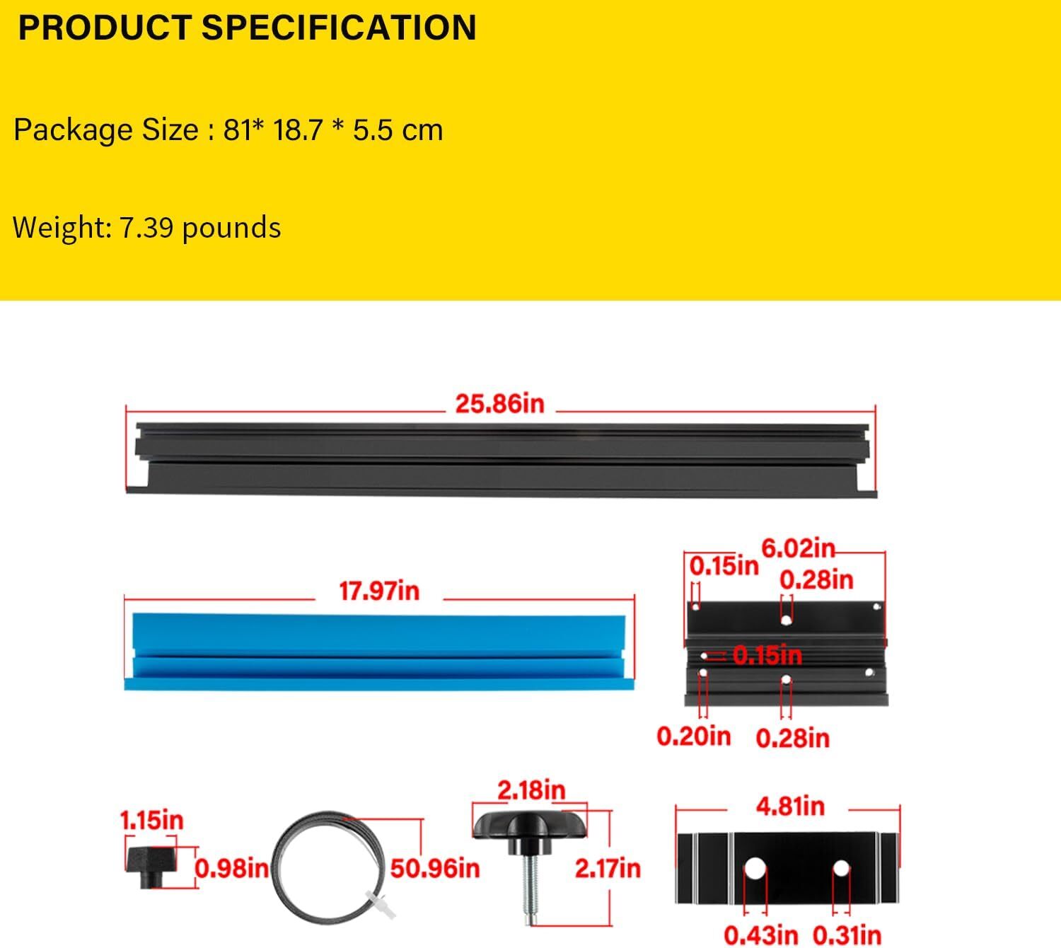 Adjustable & Rigid Bandsaw Fence Replace for Kreg Precision Band Saw ...