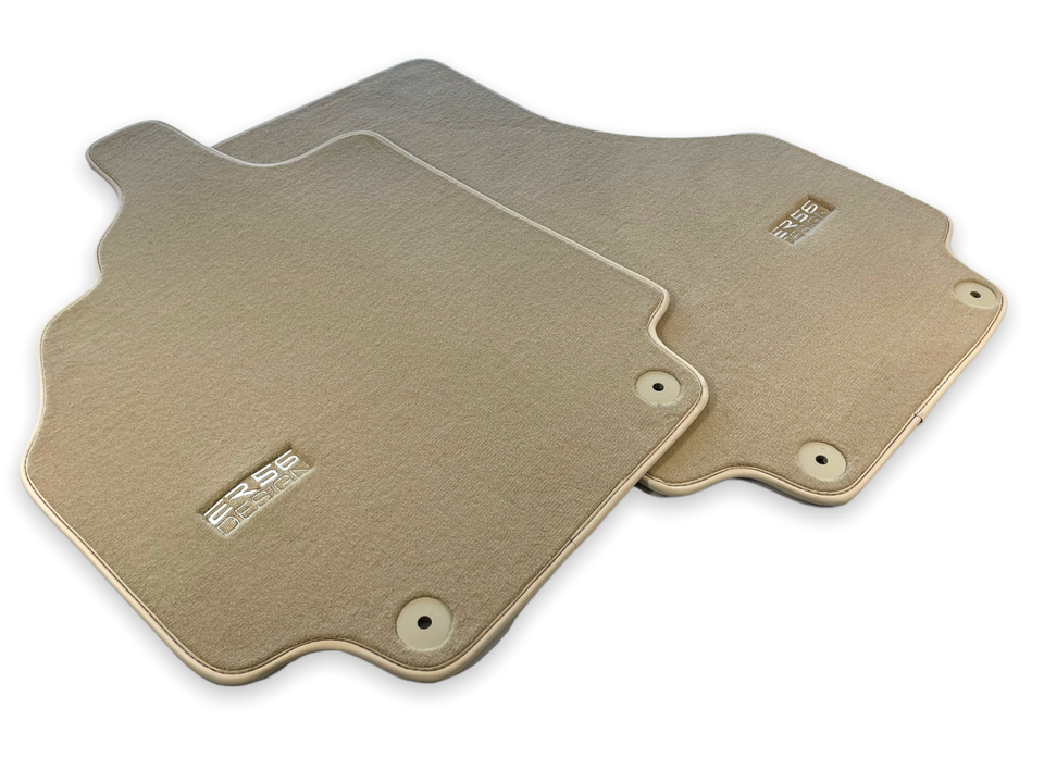 Floor Mats For AUDI R8 2007-2013 Beige ER56 Design Tailored Carpets SET ...