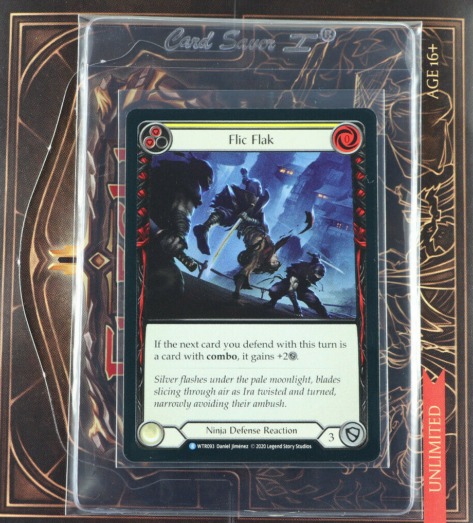 Flesh And Blood Flic Flak Pitch(2) Rainbow Foil WTR093 Welcome To Rathe ...