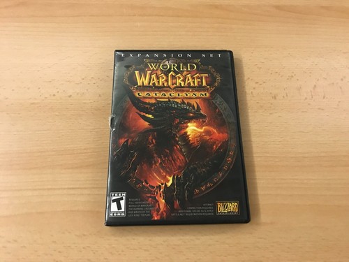 2010 Blizzard Ent. World of Warcraft Cataclysm Expansion Set DVD-ROM ...