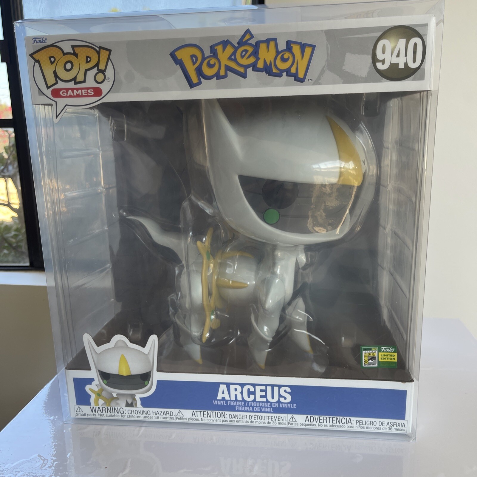 SDCC 2024 Exclusive Comic Con Jumbo Funko Pop! Pokémon Arceus LE W ...