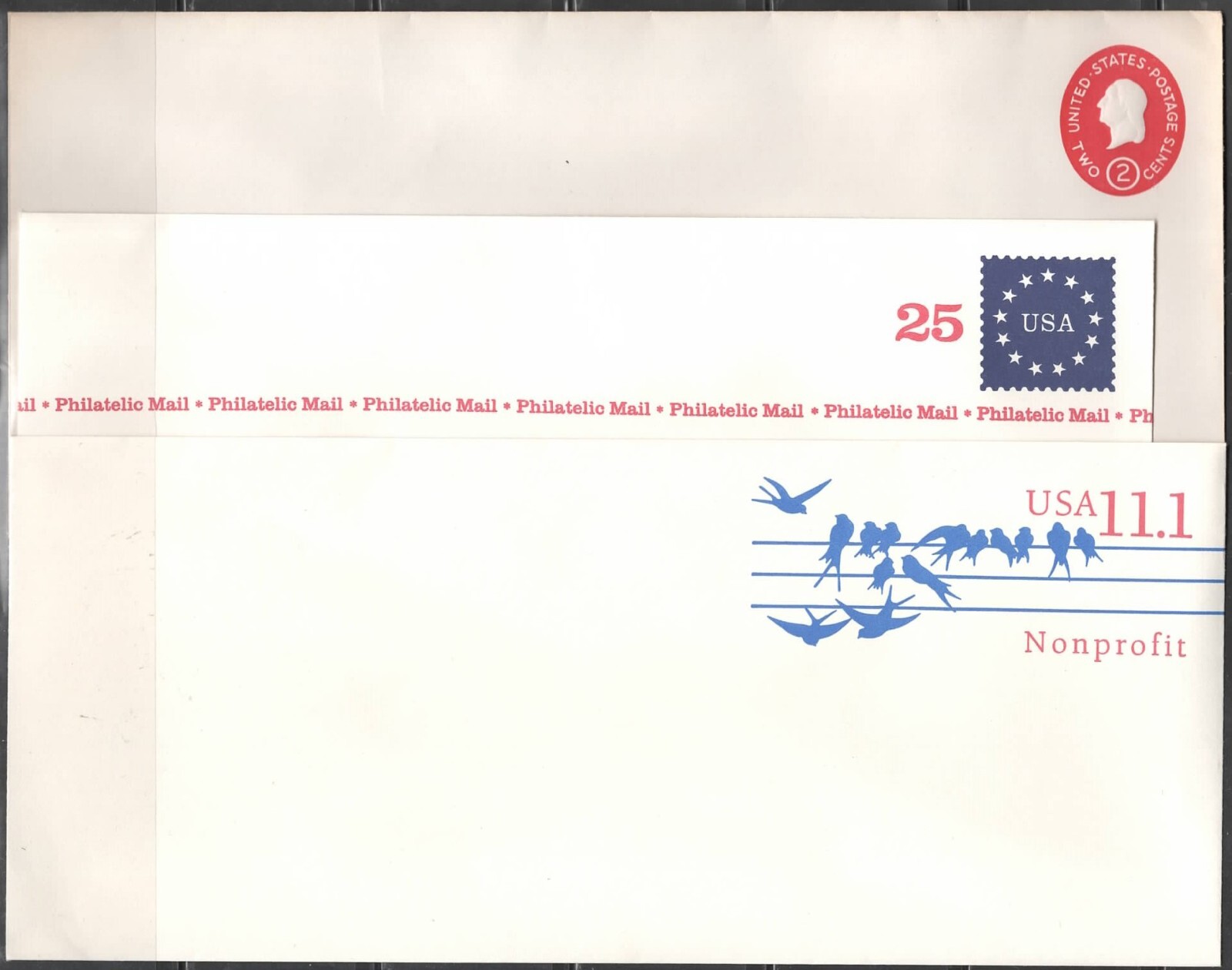 US Scott #U533, U611d & U620 Stamped Envelopes | eBay