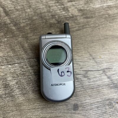 Audiovox CDM-8600 Silver Wireless 3G CDMA Single SIM Verizon Flip Cell ...
