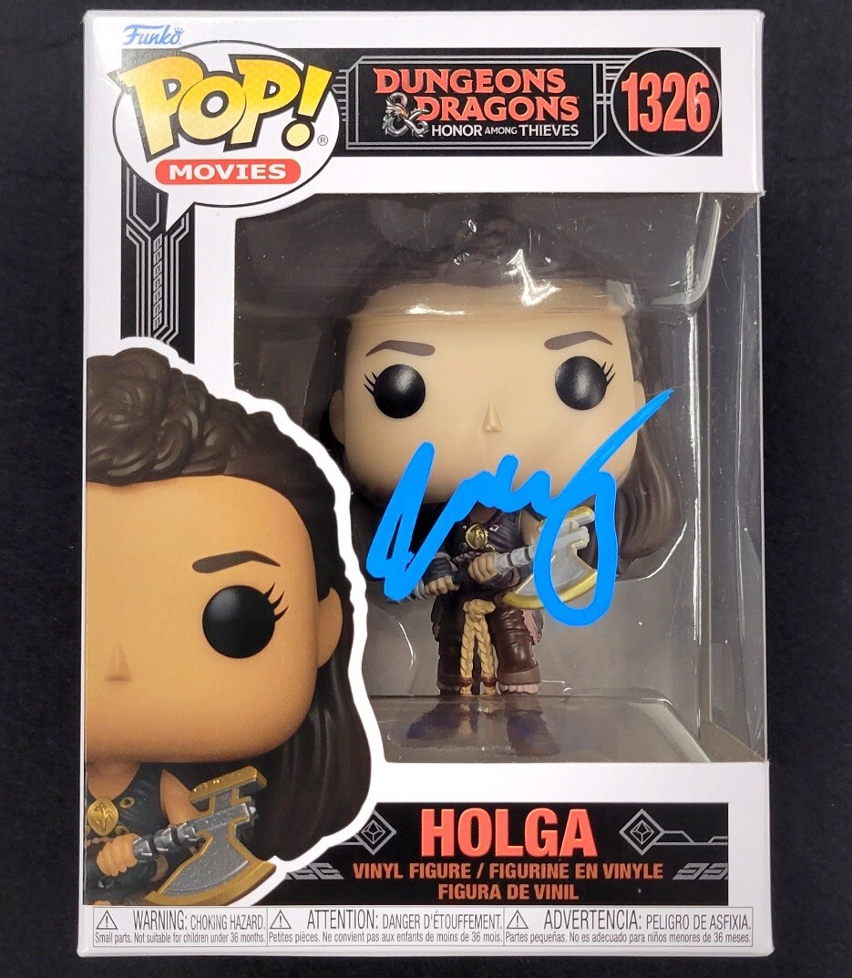 Michelle Rodriguez signed Holga Dungeons Funko Pop! autograph ~ Beckett ...