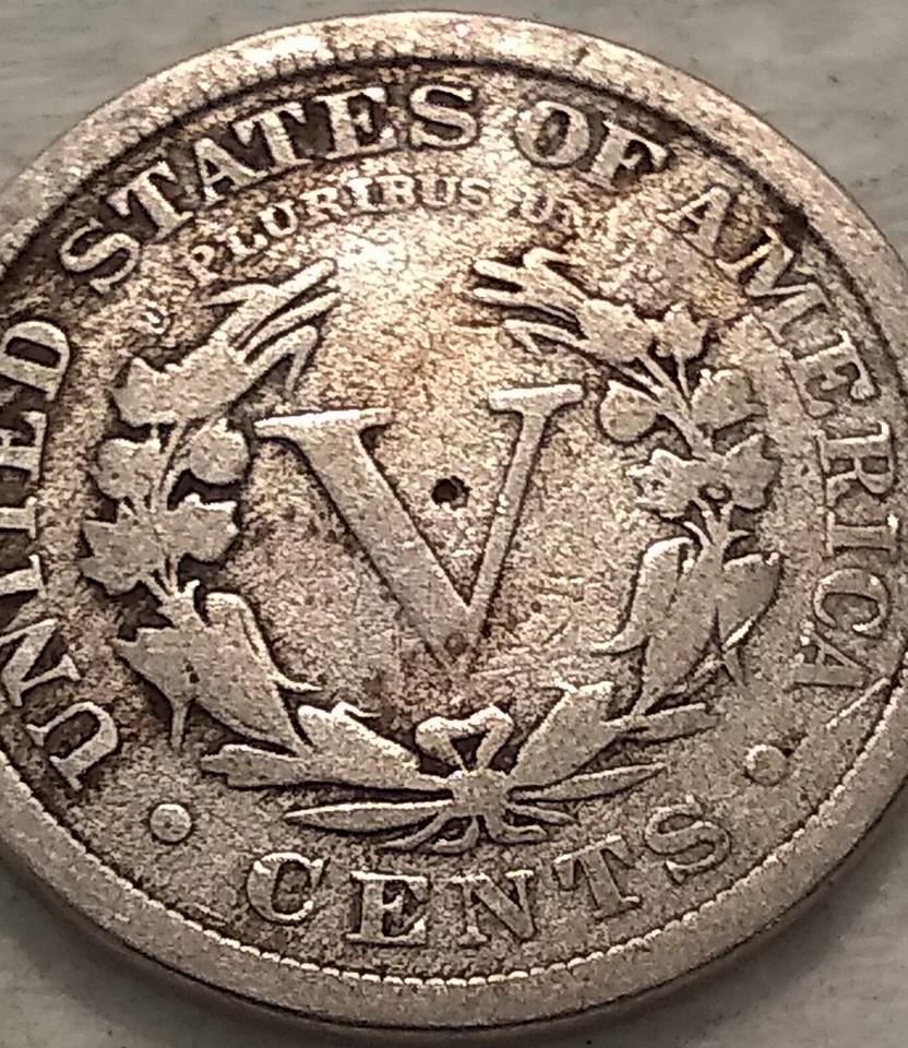 1908 Liberty "V" Nickel - 5C - Five Cent - Coin - G/VG - #12156 | eBay