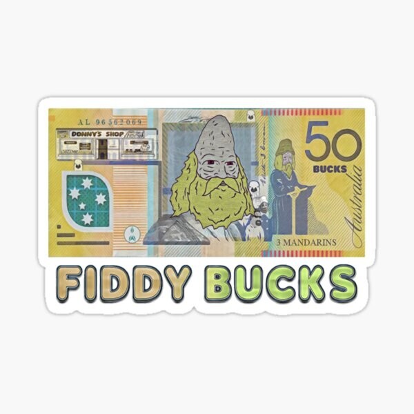 BIG LEZ FIDDY BUCKSsss STICKER funny, meme car decal, Sticker. | eBay