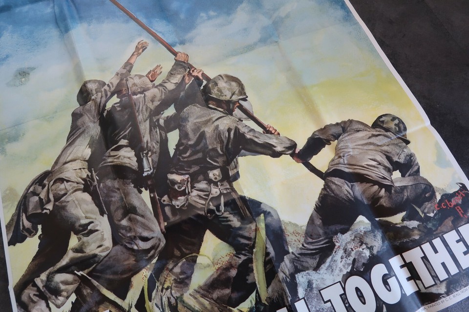 WW2 US propaganda poster Now All Together 7th War Loan home front Iwo ...
