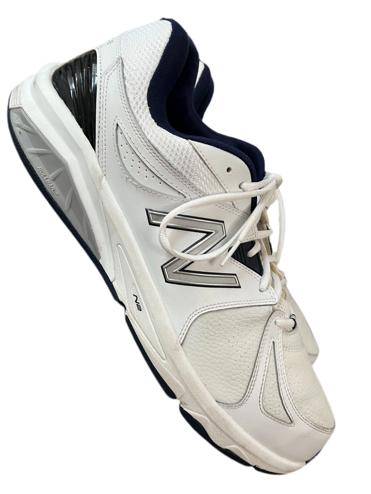 New Balance 857 Mens Shoes 17 D White Navy Running M… - Gem