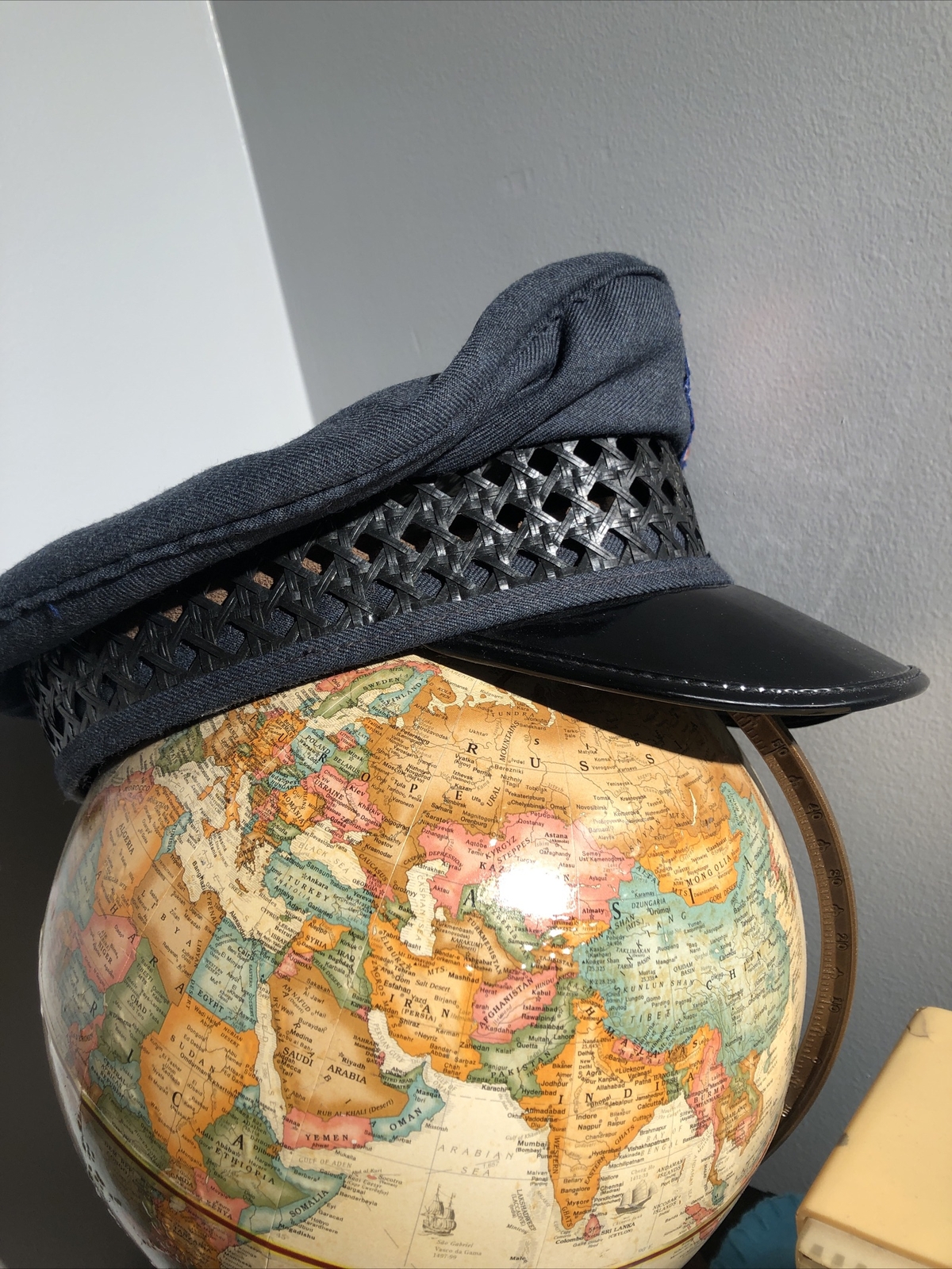 Vintage Collectible GULF Oil Service Gas Oil Station Uniform Hat Cap ...