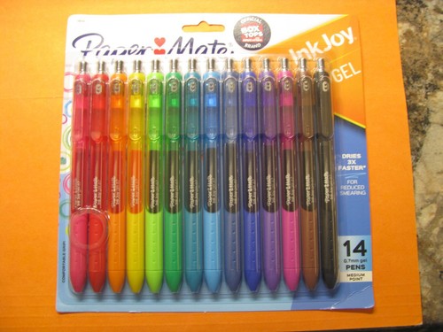 Brand New - Paper Mate Ink Joy Gel 14 Assorted Colors 0.7MM Medium ...